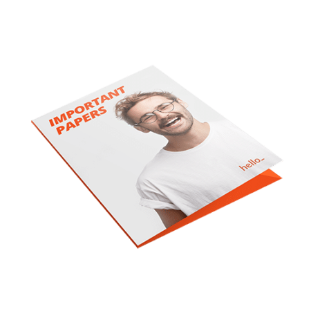 Presentation Folders Printed on 350gsm sustainable carton - Signportal